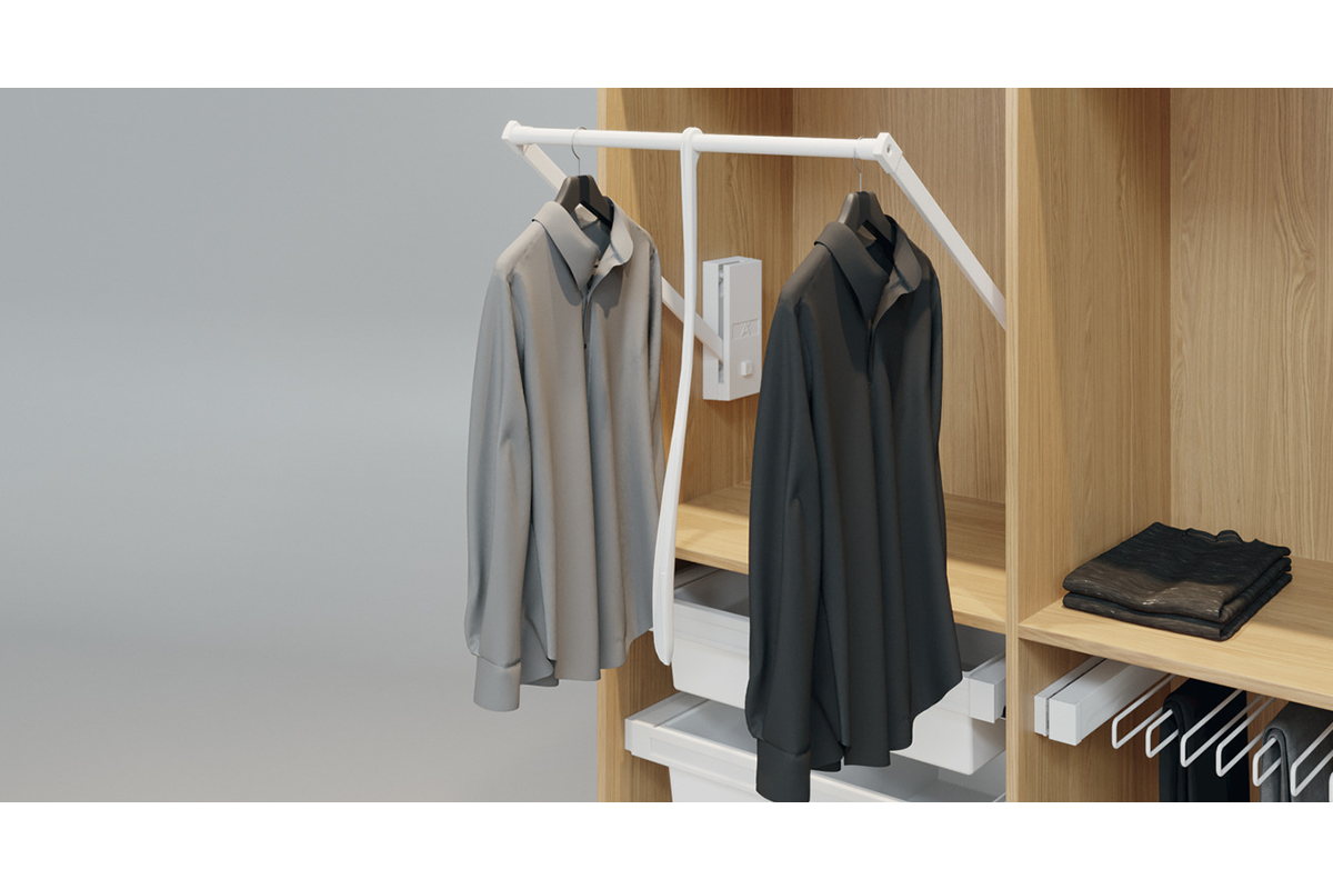Wardrobe lift, Häfele Dresscode | Yekta company